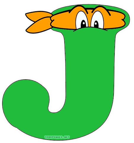 Letras Tortugas Ninjas Abecedario para Descargar Gratis | Todo Peques