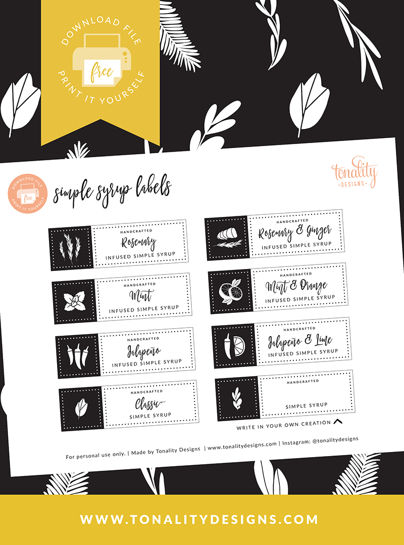 Simple-Syrup-Labels-Free-Printable - Tonality Designs