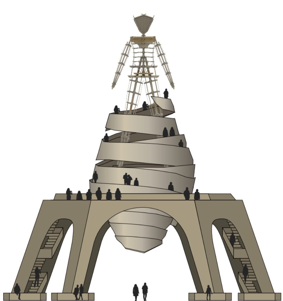 Man Base Design for Burning Man 2019 Revealed - trilo.org