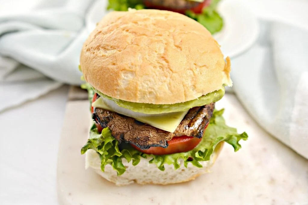 Vegan Mushroom Burgers - Trina Krug