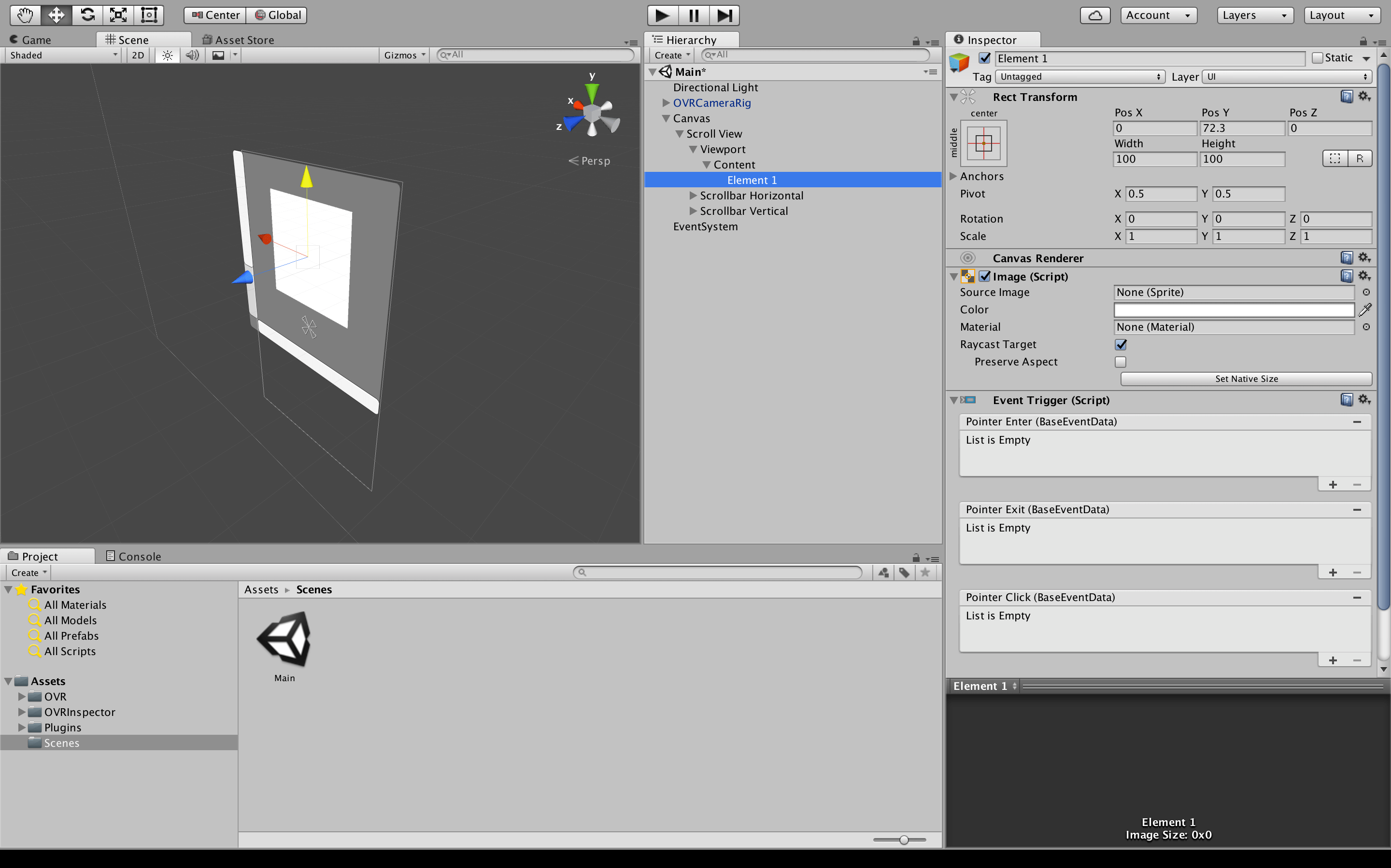 How To Handle Ui Events In Unity For Vr Vr Tutorials To Help Build Your Career