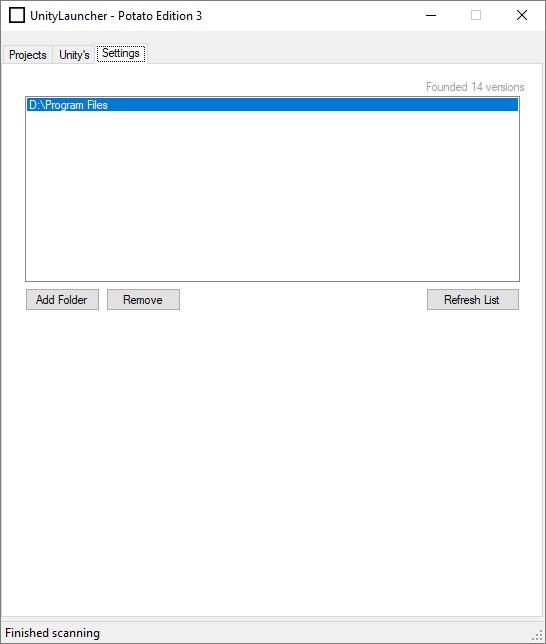 Unity Launcher Handle Different Projects And Unity Versions Easily Unity Coding Unity3d