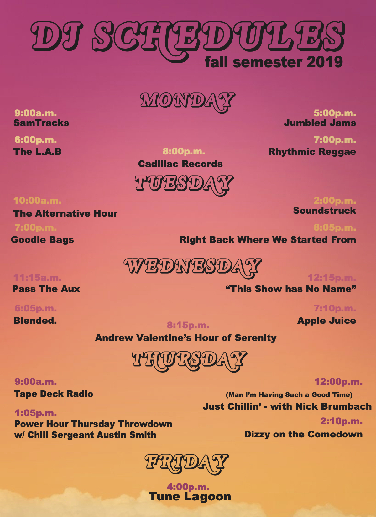 DJ Shows – USD Student Media
