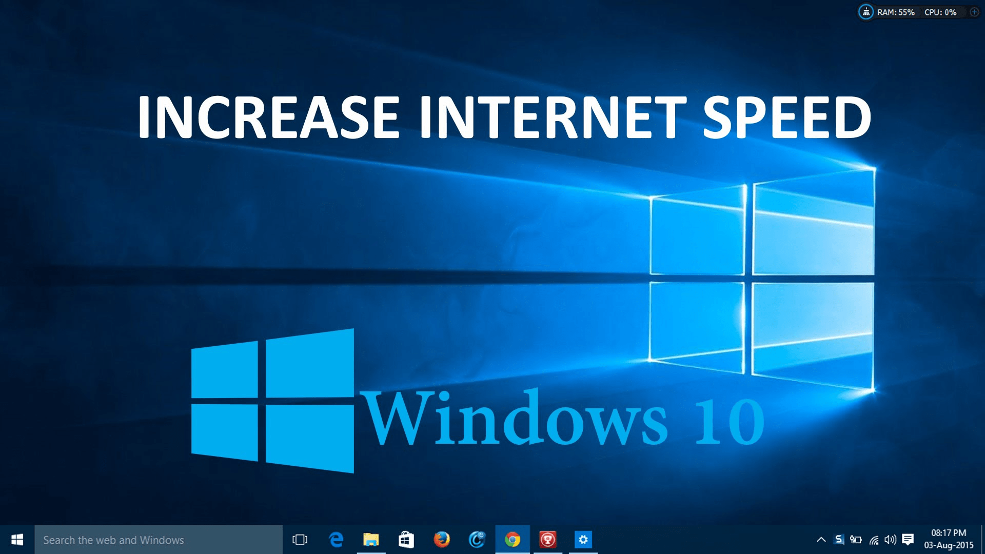 Tips to boost up internet speed on Windows 10