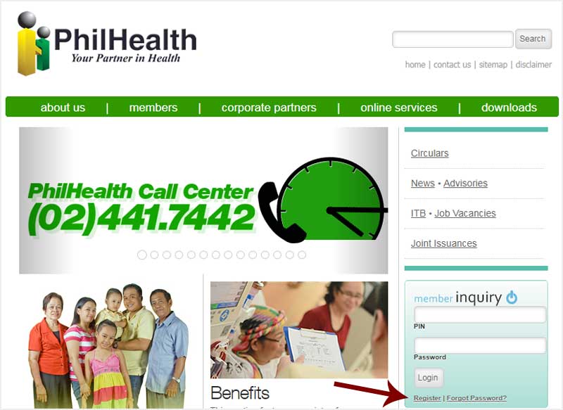 Step 1 PhilHealth Online Inquiry System - Useful Wall