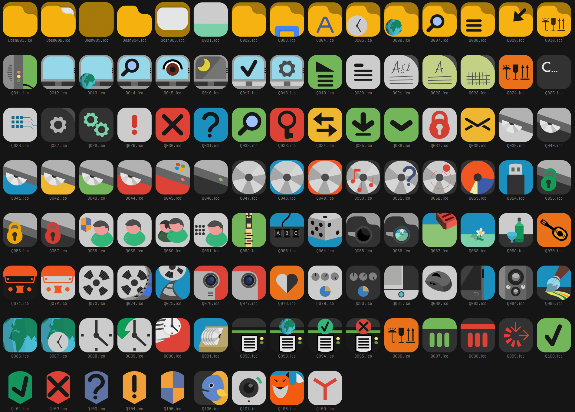 CombineQuadret.V2 Icons - UXTheme Patcher