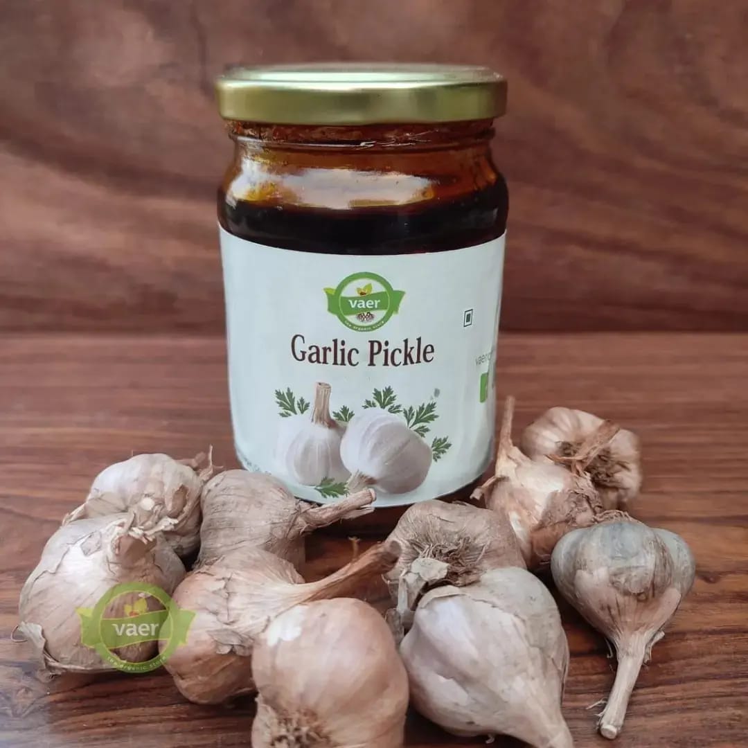 Buy homely Garlic Pickle at Best Price | Vaer Organic