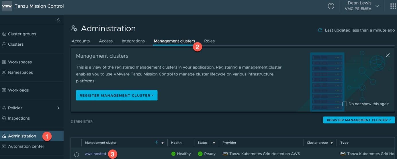 Tanzu Mission Control Deploying Tkg Clusters To Aws Veeam Vanguards
