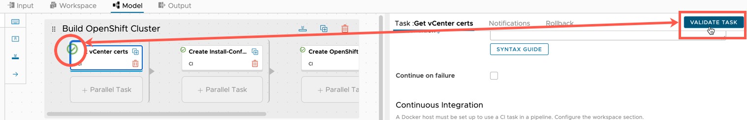 Deploying OpenShift clusters (IPI) using vRA Code Stream