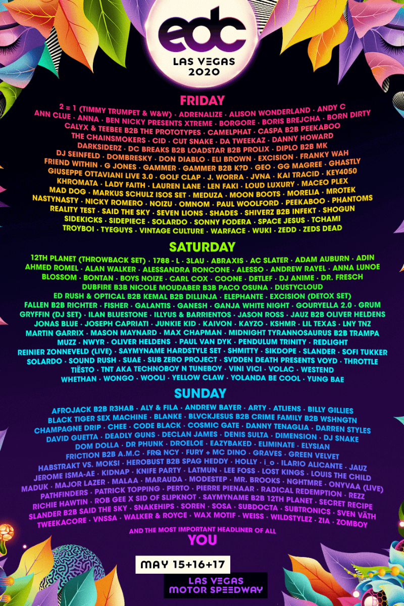 Let the FOMO Begin... EDC Las Vegas 2020 Lineup Reaction - Vibe With Ade