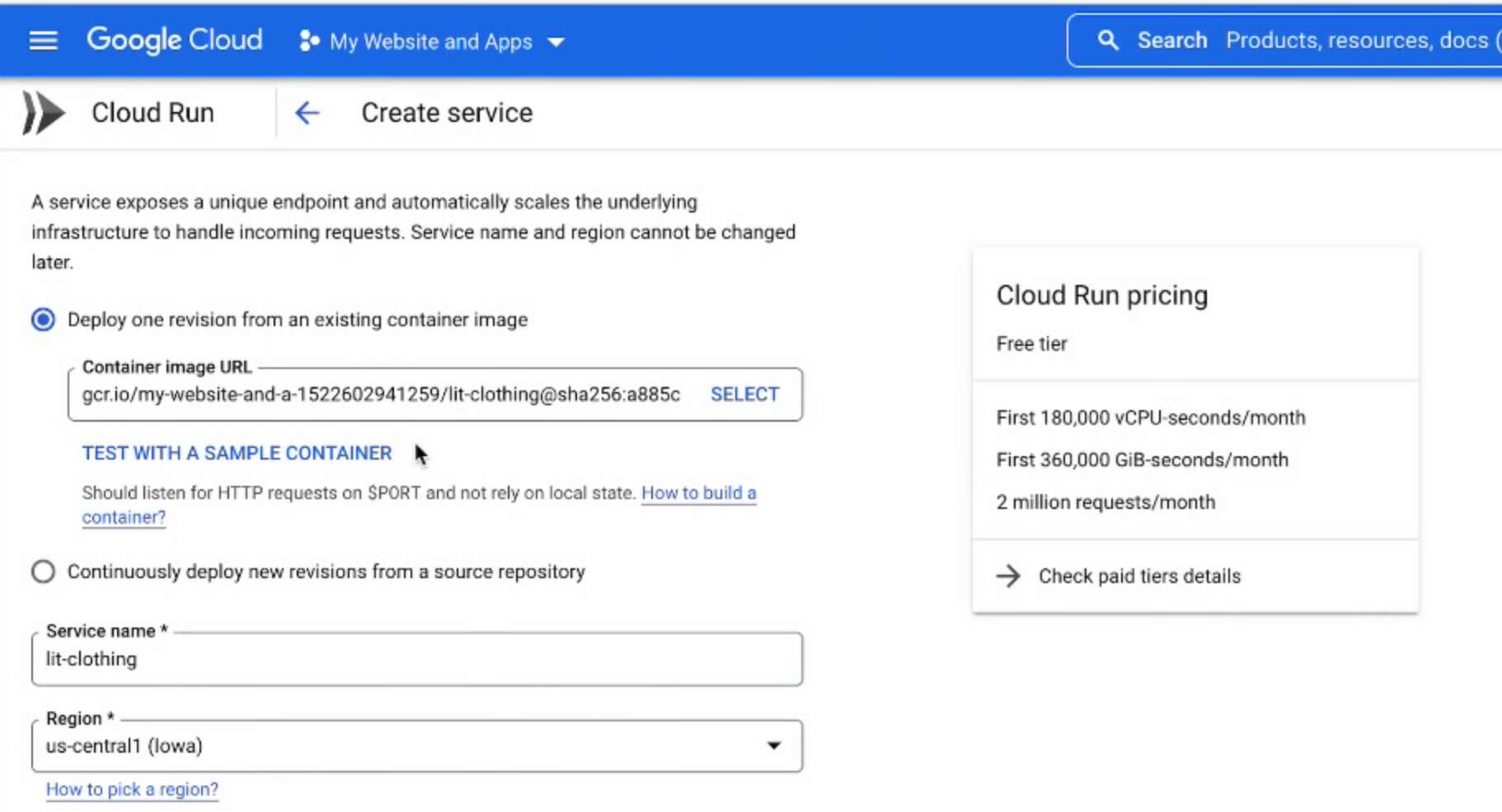 Deploy React App on Google Cloud with Cloud Run 2022