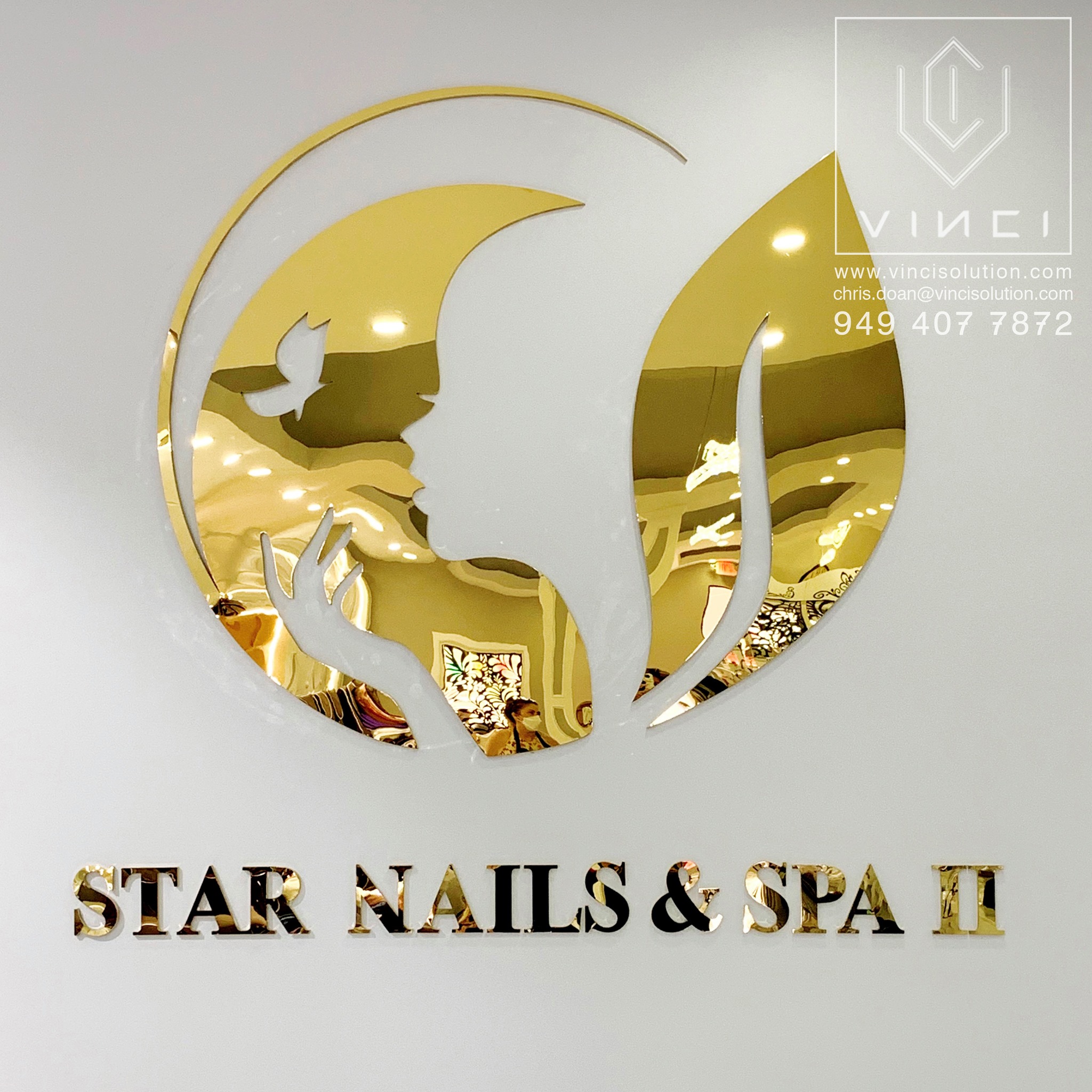 STAINLESS STEEL LOGO (FREE LOGO DESIGN) - VINCI SOLUTION INC