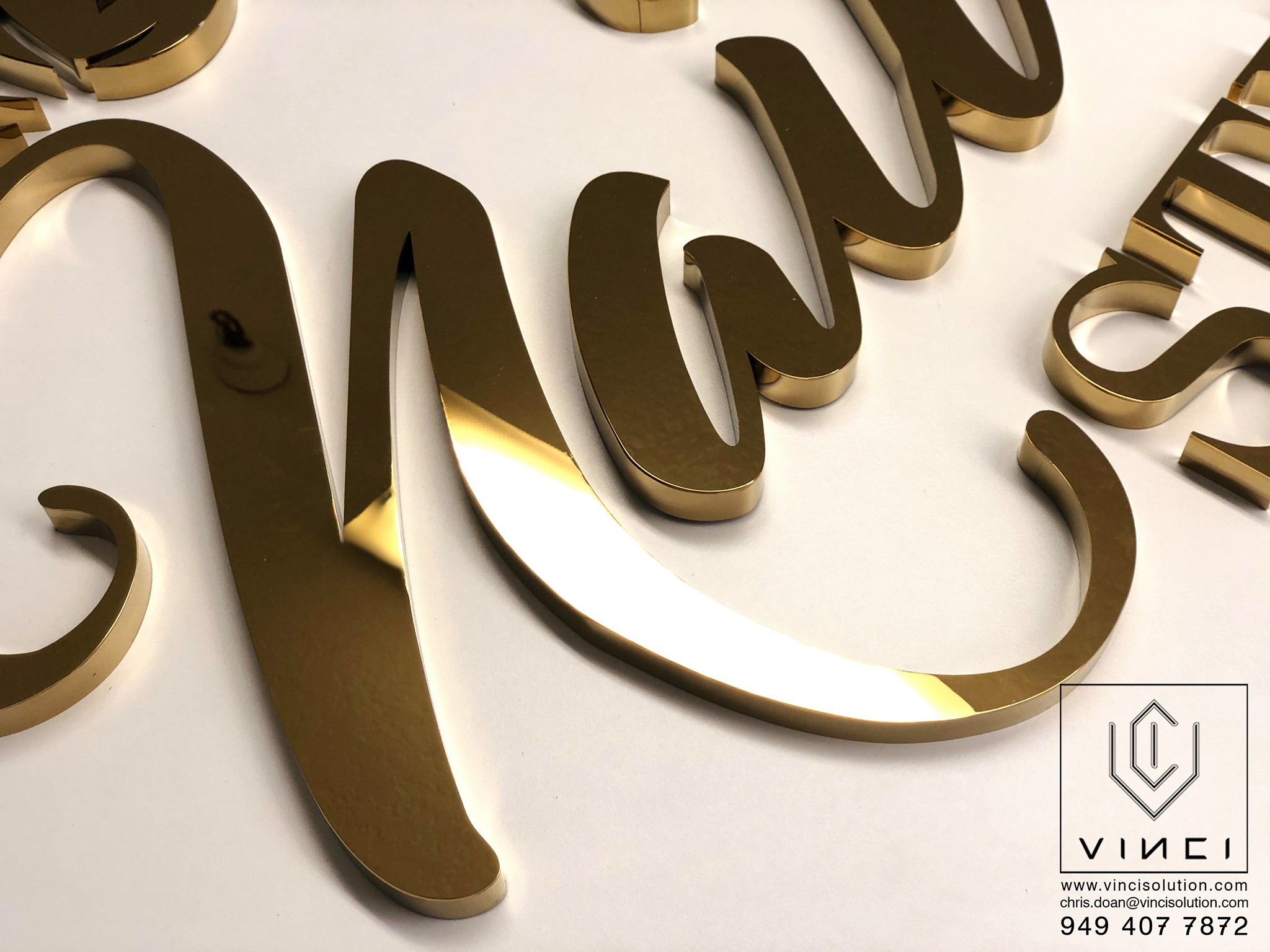 STAINLESS STEEL LOGO (FREE LOGO DESIGN) - VINCI SOLUTION INC