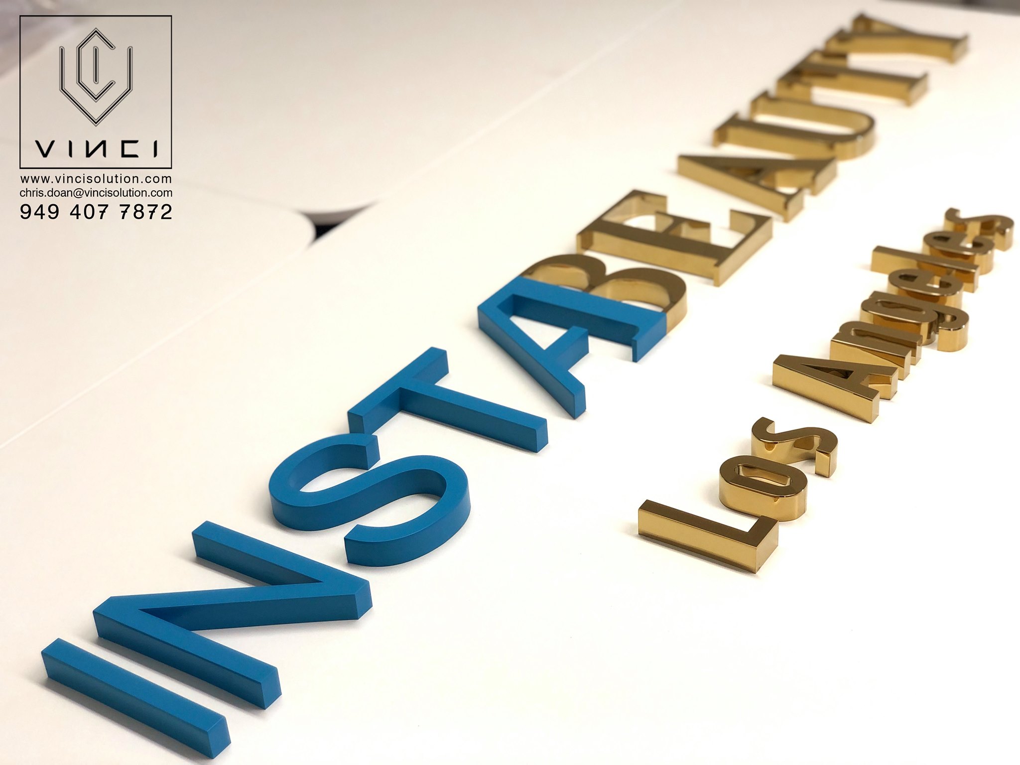 STAINLESS STEEL LOGO (FREE LOGO DESIGN) - VINCI SOLUTION INC