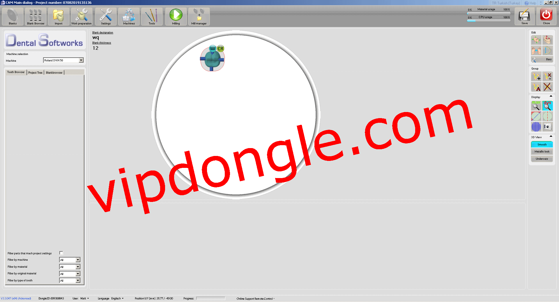 Dental Softworks DS CAM Sentinel HL Dongle Clone - Vip Dongle Team