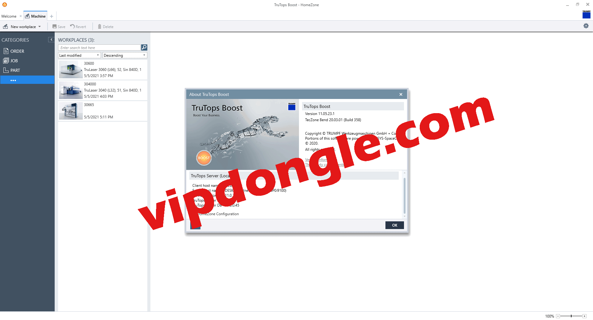 TruTops Boost Laser Punch Bend CAD CAM Software - Vip Dongle Team