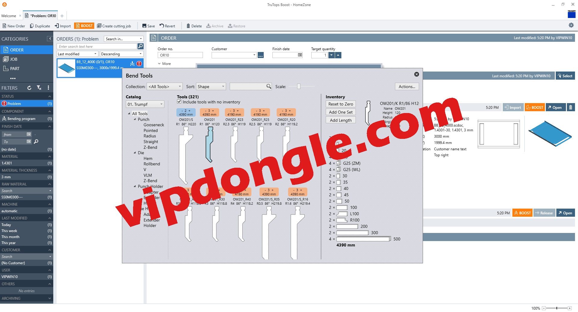 TruTops Boost Laser Punch Bend CAD CAM Software - Vip Dongle Team