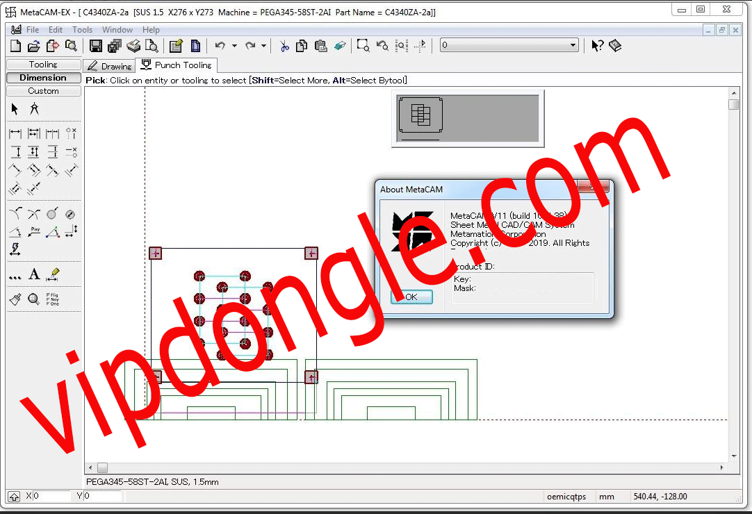 Metamation Metacam Enterprise CAD/CAM Software - Vip Dongle Team