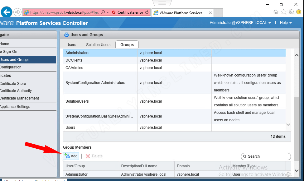 VMware vSphere 6.5 Series (Part 4) – VCSA PSC Configuration ...