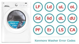 Kenmore Elite Smartwash Quiet Pak 4 Error Codes