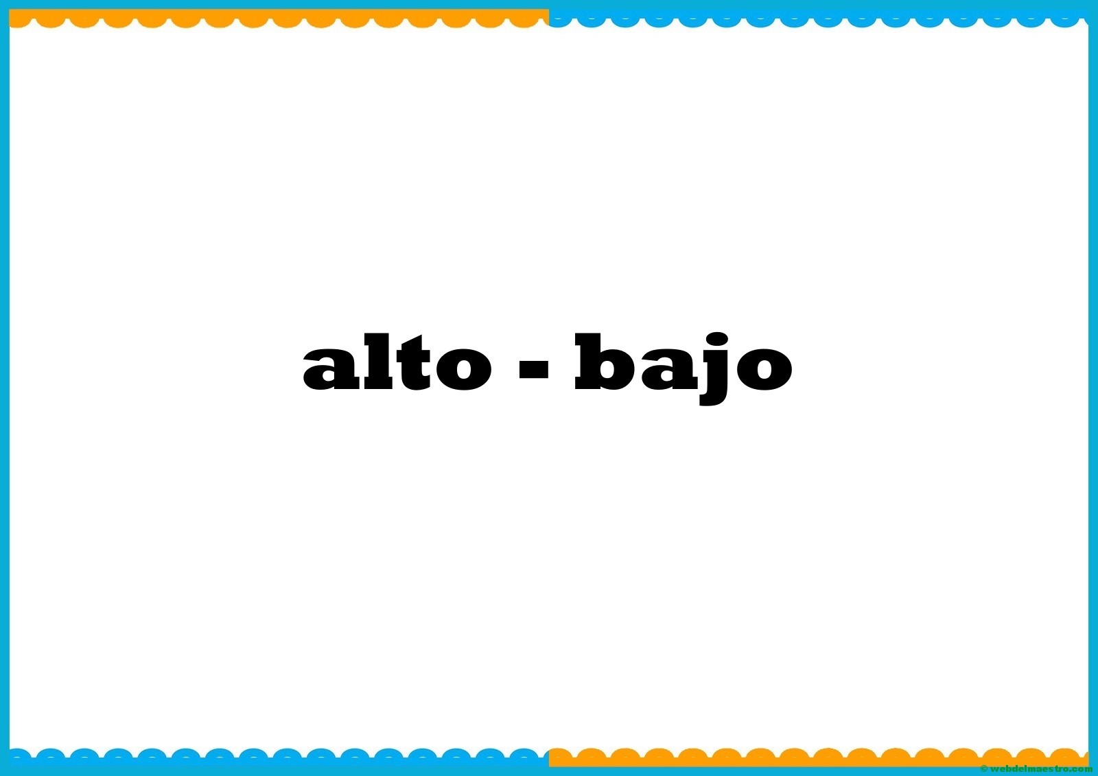 Conceptos básicos: imágenes y actividades - Web del maestro