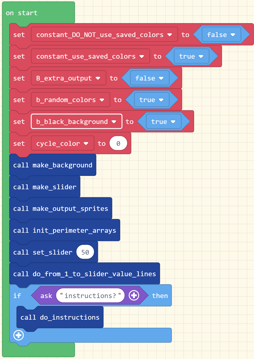Code for Random Lines in MakeCode Arcade | We Code MakeCode
