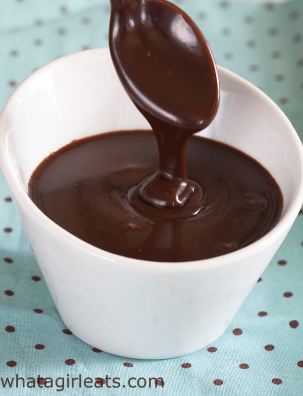 Chocolate Sauce Recipe - What A Girl Eats