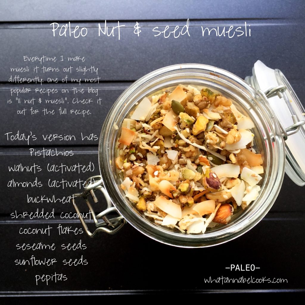 11 nut & seed muesli (paleo) - Annabel Bateman | What Annabel Cooks