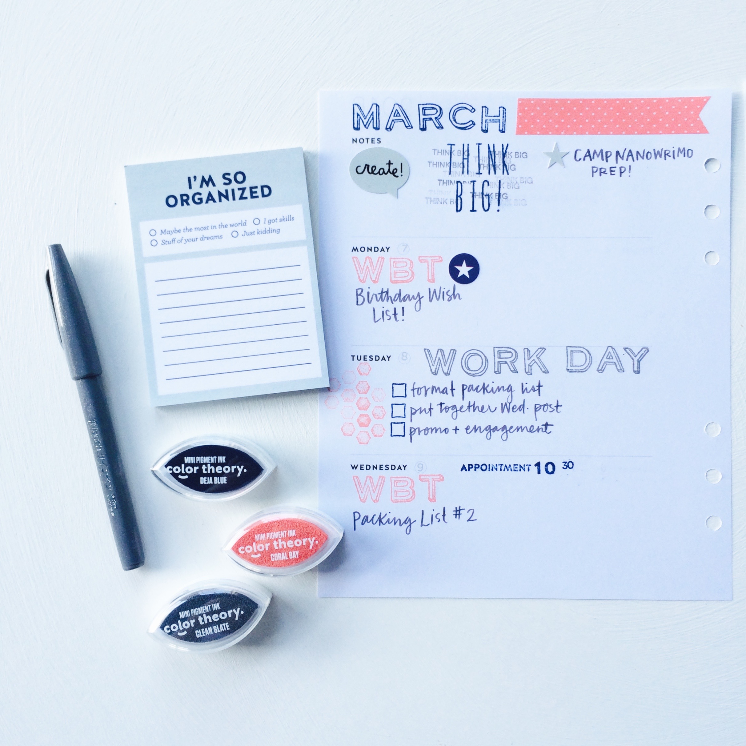 March Weekly Planner Pages - Whatever Bright Things