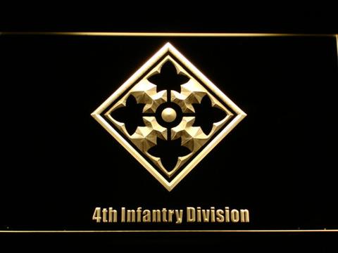 US Army 4th Infantry Division - neon sign - LED sign - shop - What's ...