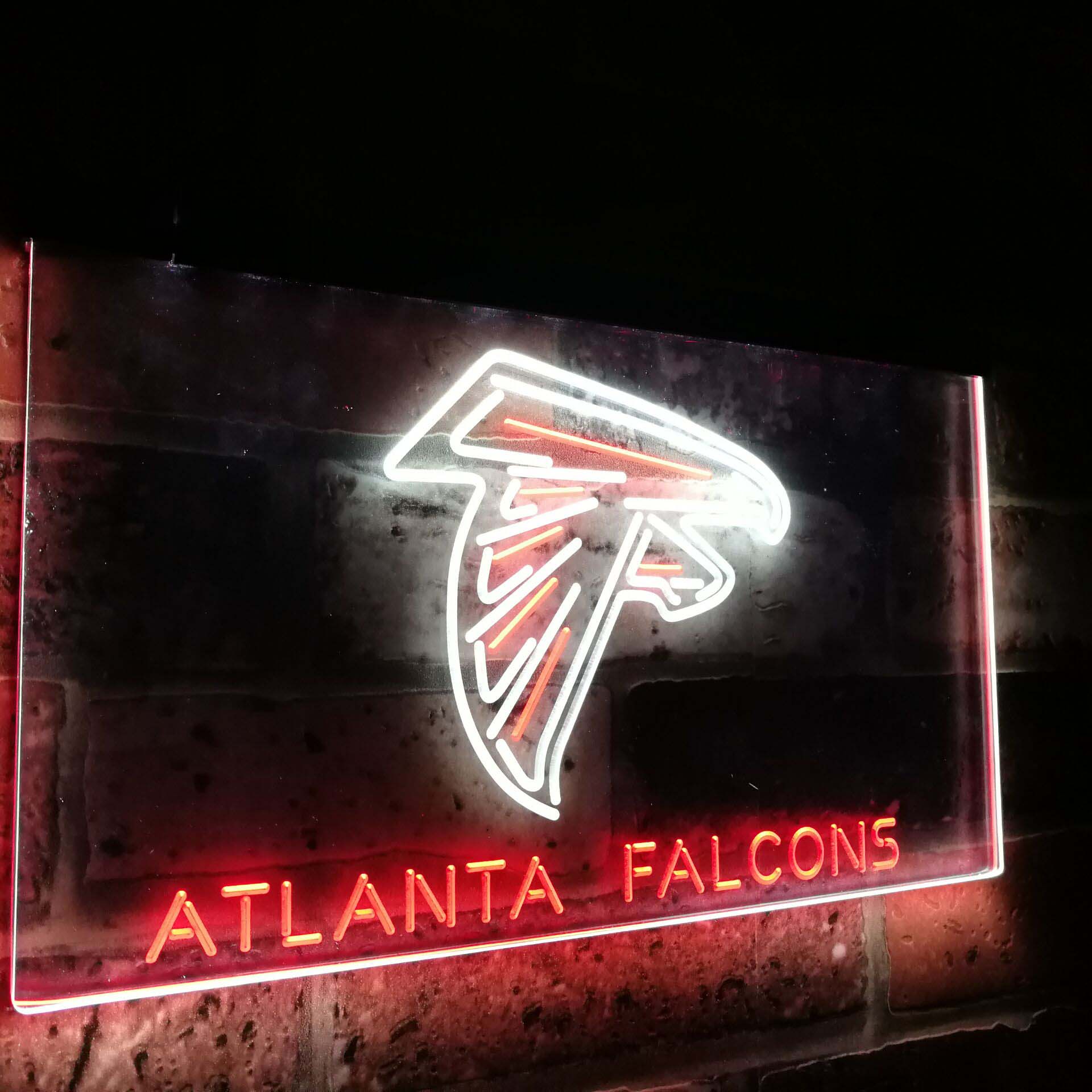 Atlanta Falcons Football Bar Decoration Gift Dual Color Led Neon Sign ...