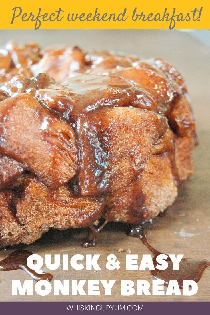 Lip-smacking, easy pull-apart monkey bread recipe made with canned ...