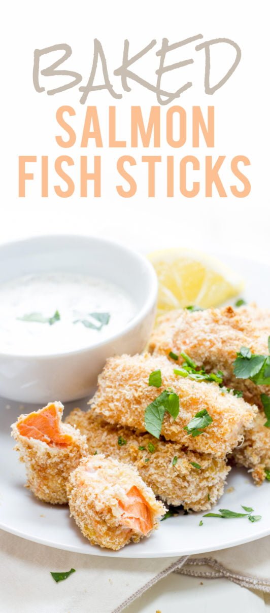 Baked Salmon Fish Sticks | Wholefully