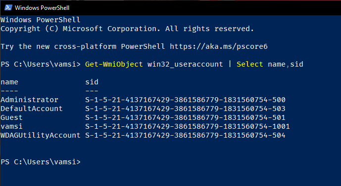 How to Find SID of a User in Windows 10 (PowerShell & CMD Methods)