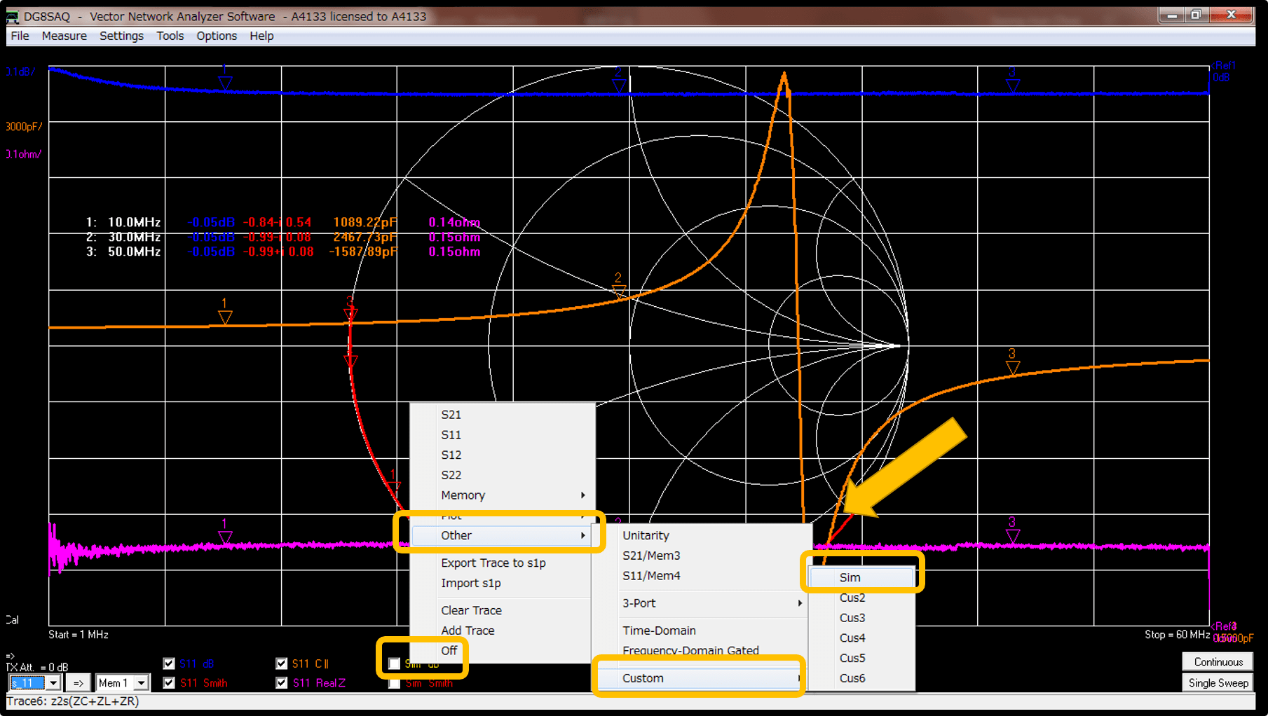 Extraction of lumped elements parameters using VNWA – Wireless Square