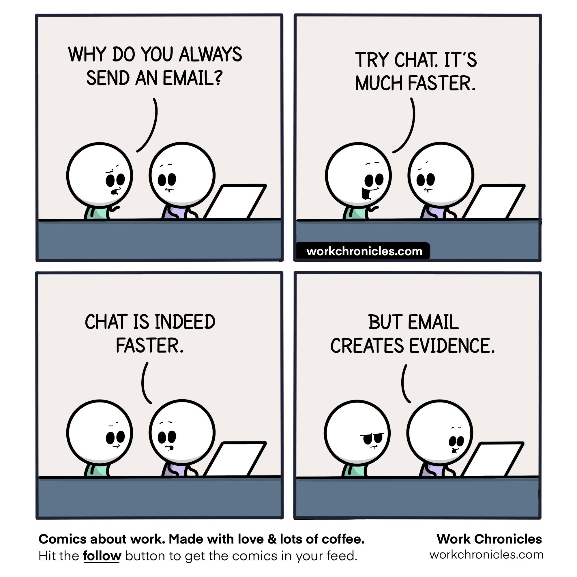 Email vs Chat : r/workchronicles