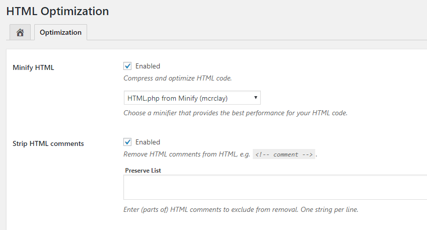 Advanced HTML Optimization Plugin For Wordpress | WP Missing