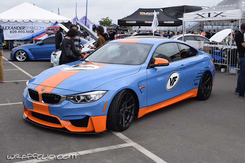 Blue & Orange M4 Wrap | Wrapfolio