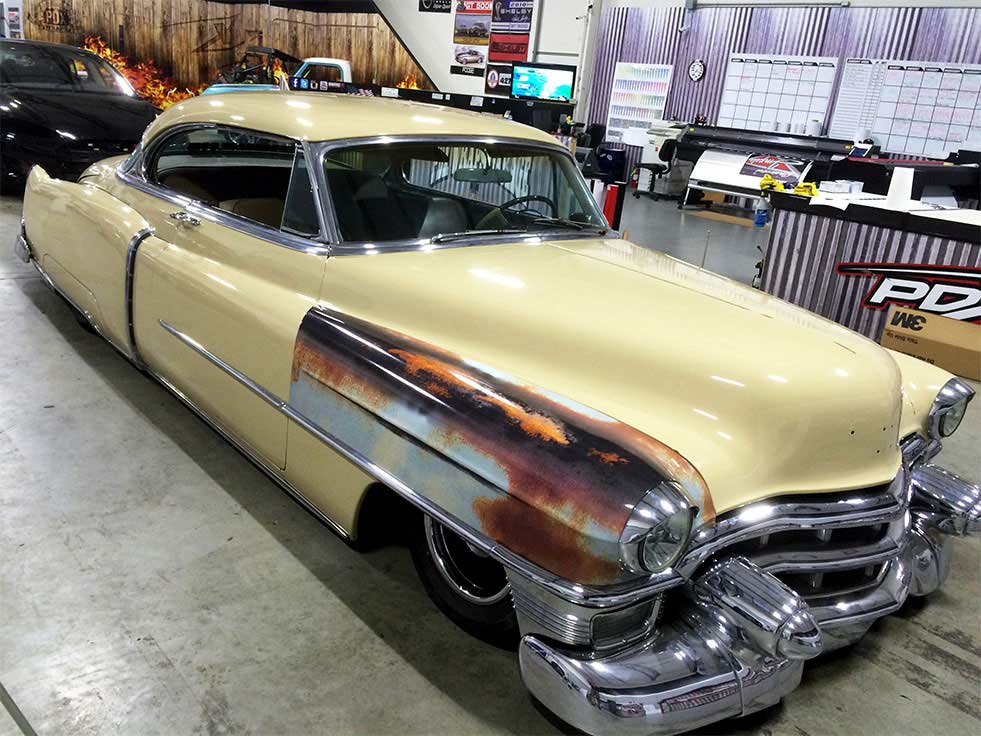 Cadillac Coupe De Ville Patina Rust Wrap | Wrapfolio