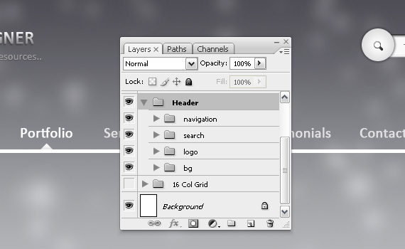 1st Photoshop Web Design Professional Layout Tutorial | Dh33k15's Blog ...