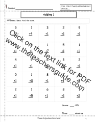 Addition Facts To 10 Worksheets Addition Facts To 10 Worksheets