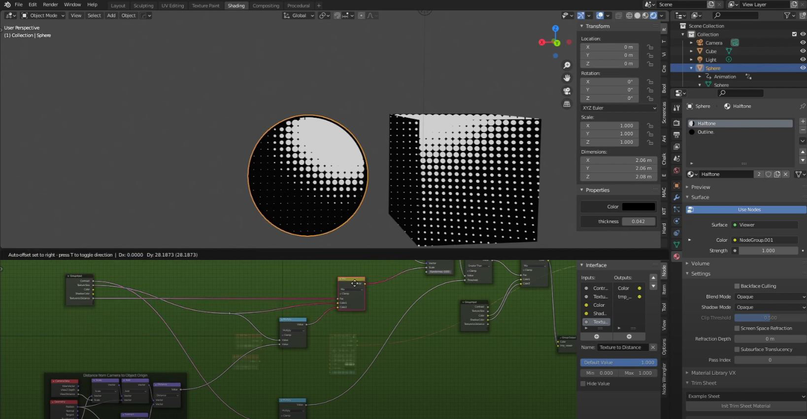 Procedural Comic Halftone Shader In Blender 29 Tutorial 3dart