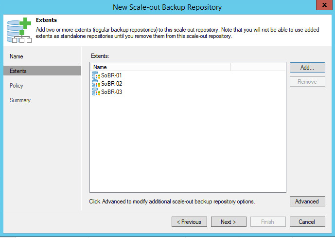 Step By Step Creating A Scale Out Backup Repository In Veeam 9 Matt