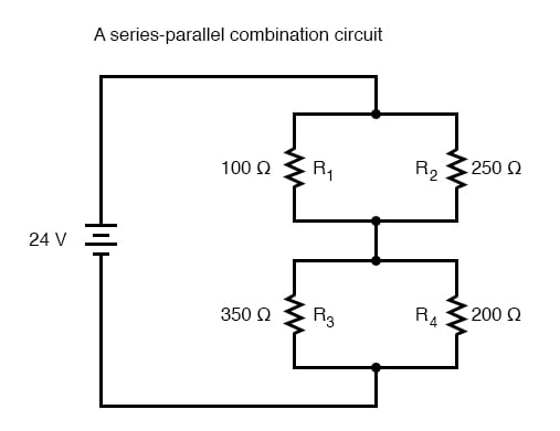 Series Parallel Combination Circuit On A Breadboard