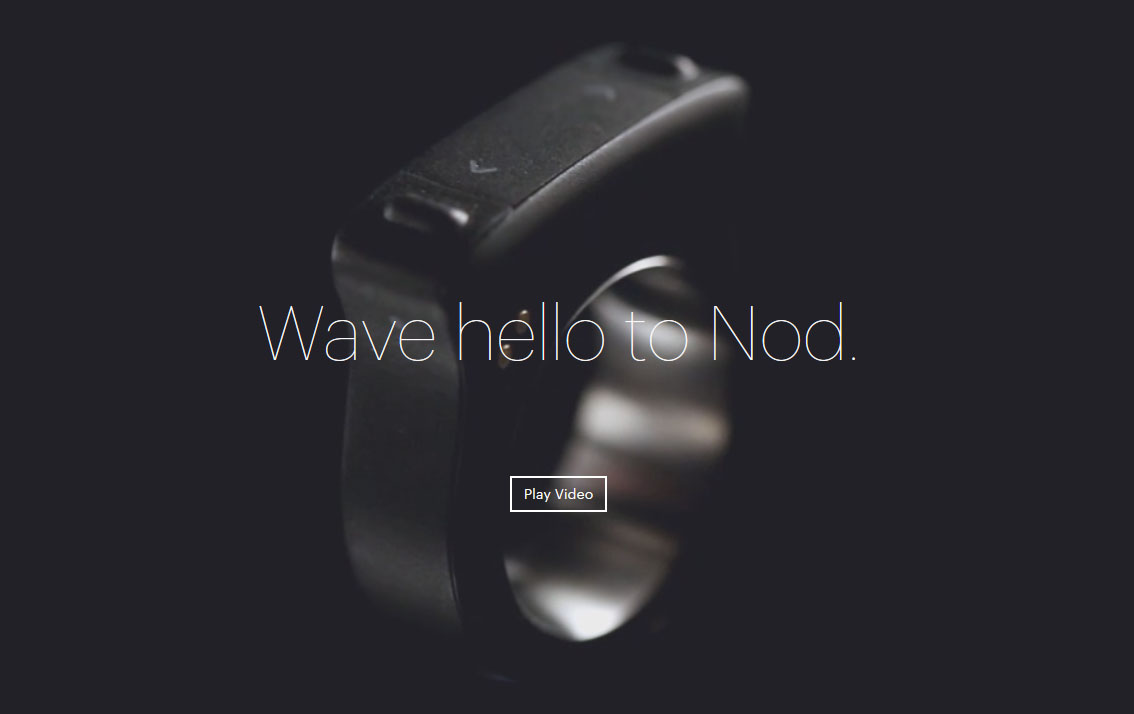 Nod: Gagdet-Ring erlaubt Gestensteuerung, erhältlich für 150 US-Dollar ...