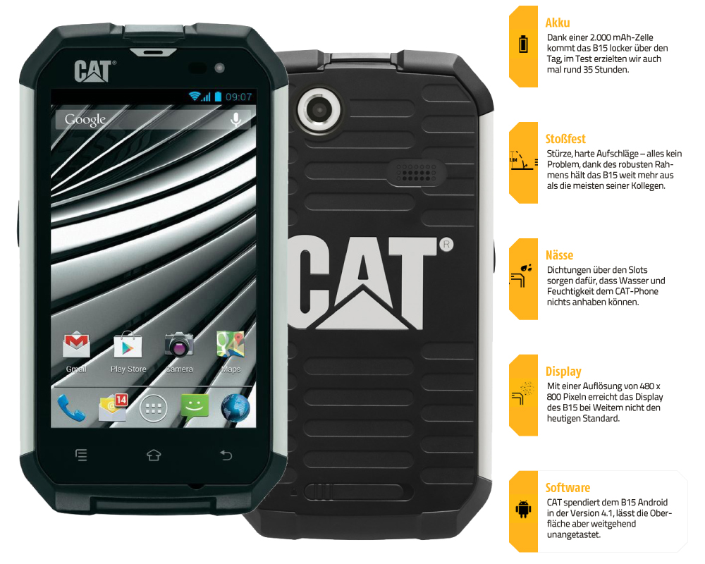 CAT B15 - Androidmag