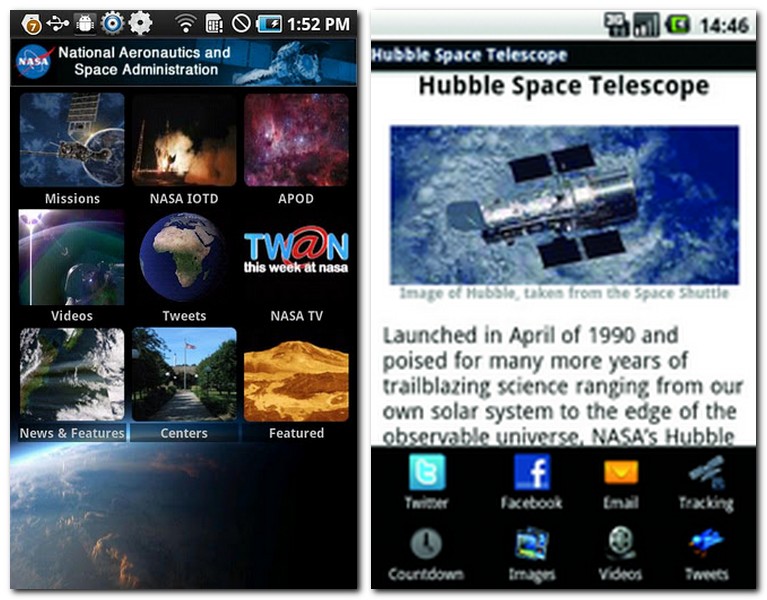 NASA App - Androidmag