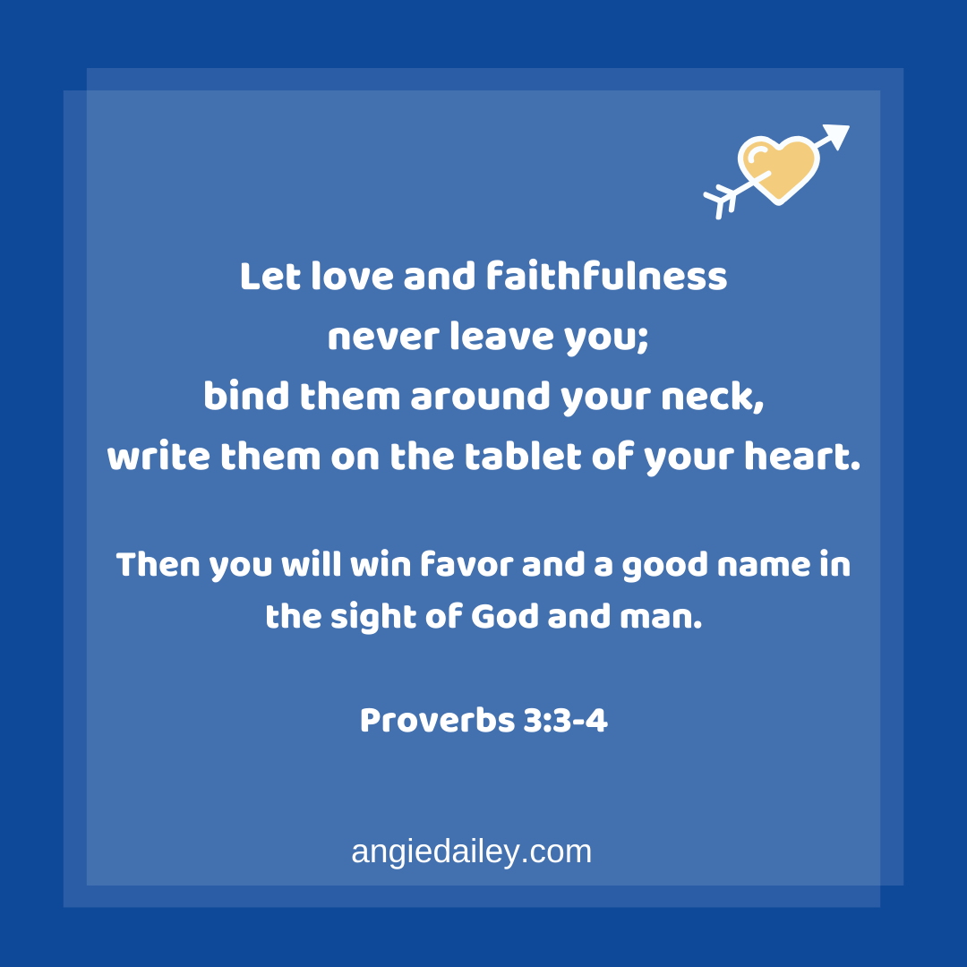 Proverbs 3:3-4 – Metamorphosis