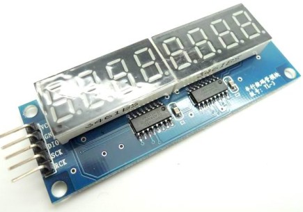 Digital control module, 8 serial, 595 drivers, data display module ...