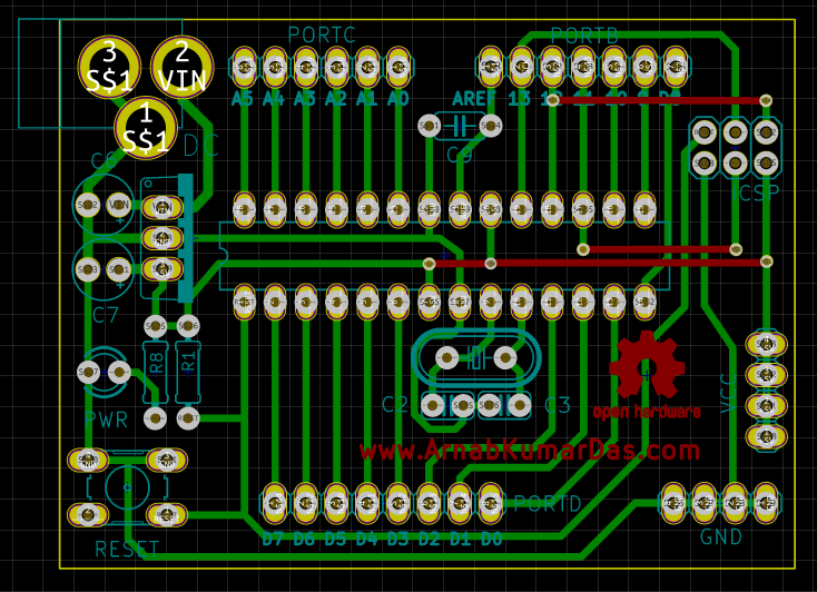 Opensource Arduino Uno R3 Schematics » Diagram Board